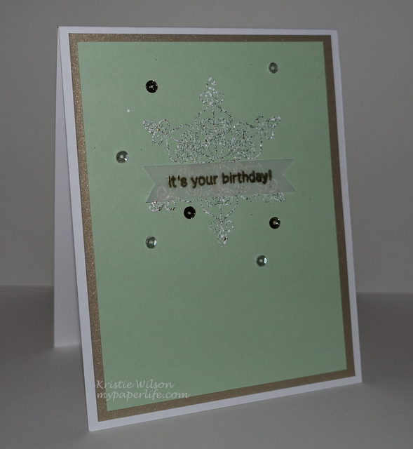Beautiful Blizzard Birthday Card – Kristie’s Stampin Spot